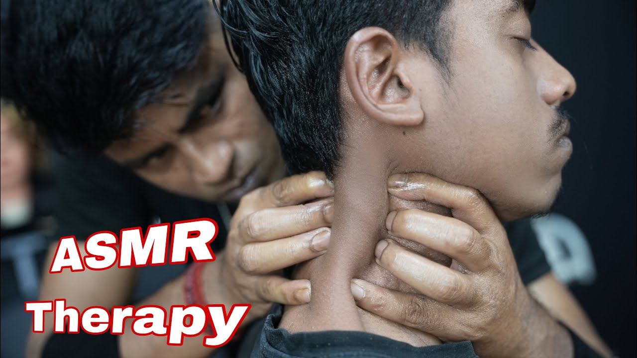 ASMR Head And Neck Massage With Neck Cracking | Tapping And Scratching ...