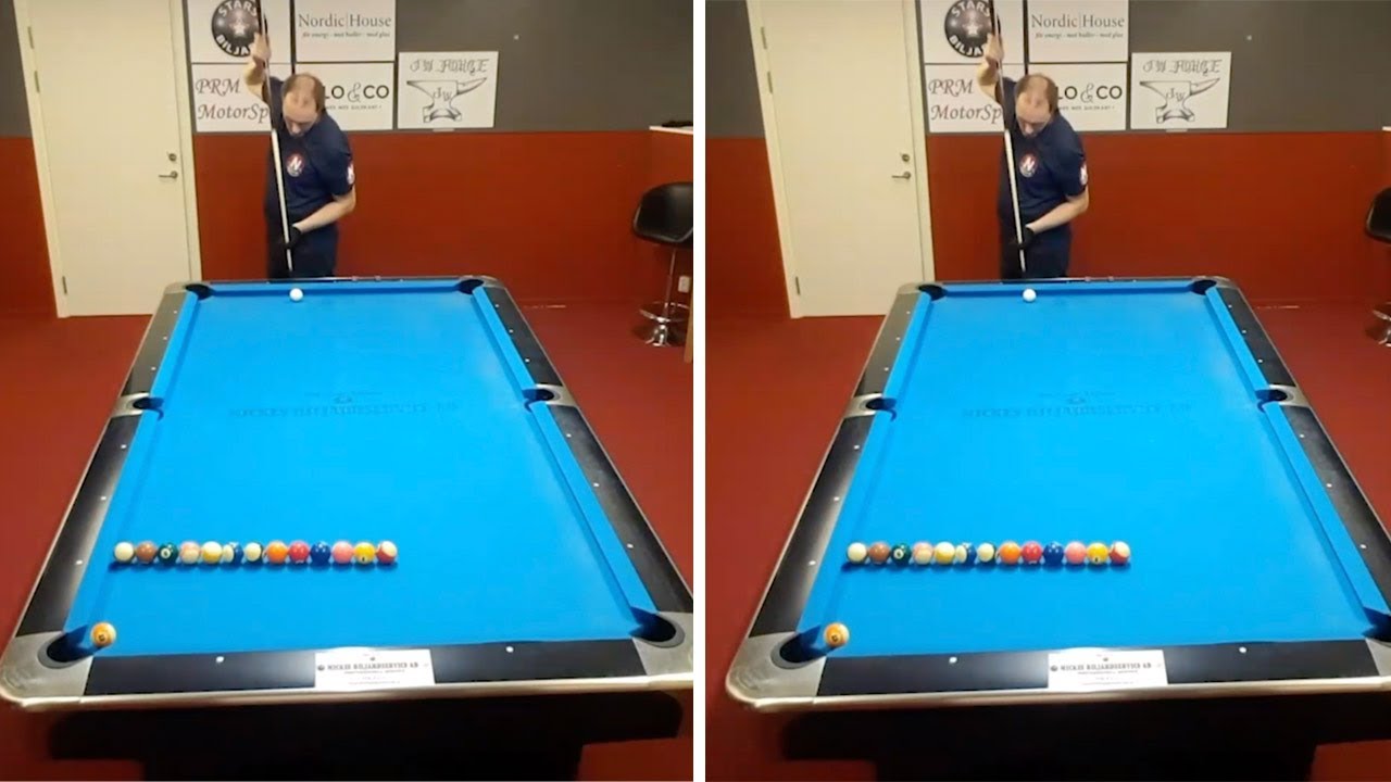 Man Shows Off Amazing Pool Trick Shots - YouTube