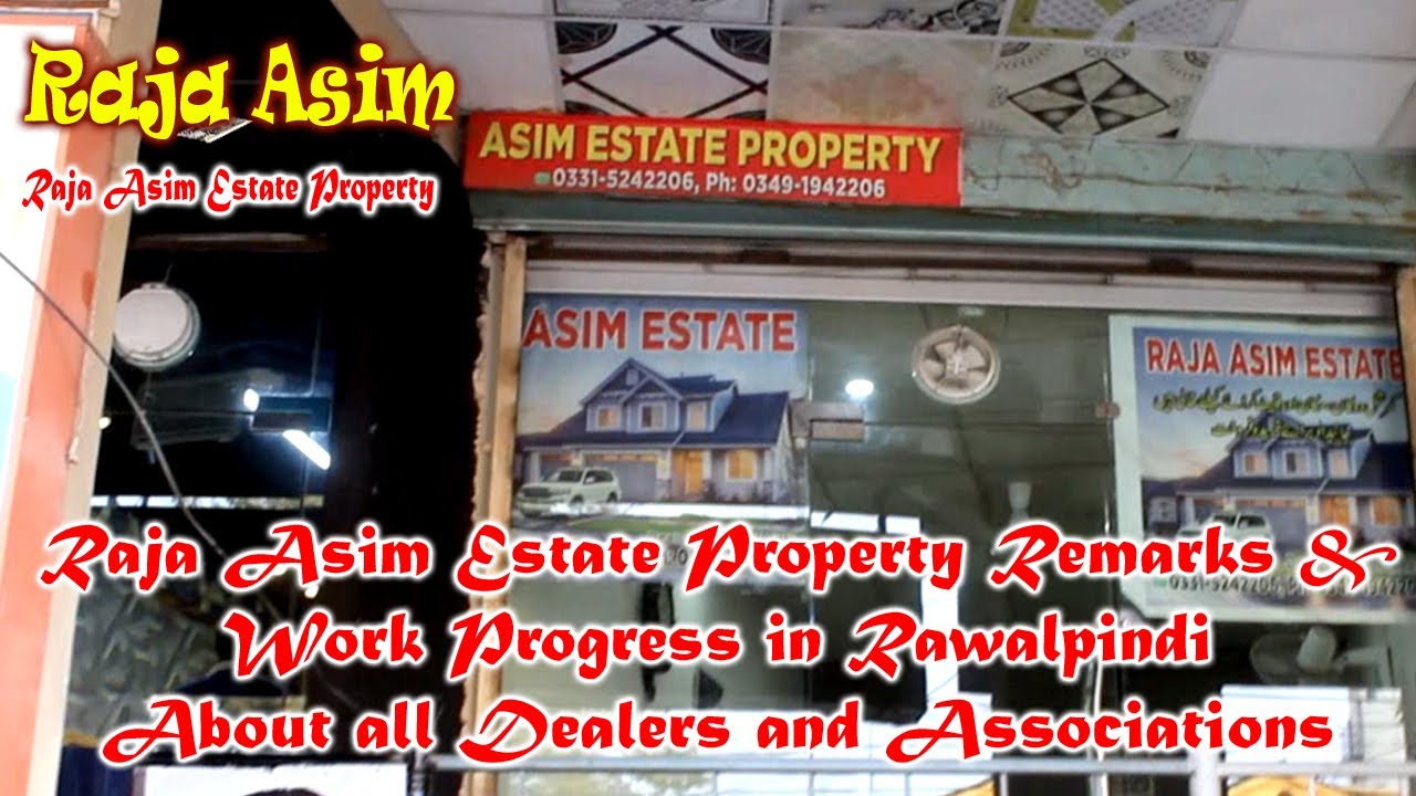 Raja Asim Estate : Property Remarks & Work Progress in Rwp - YouTube