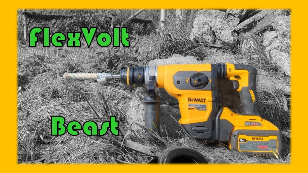 DeWalt DCH417: First impressions & quick test [DCH416 with QC chuck ...