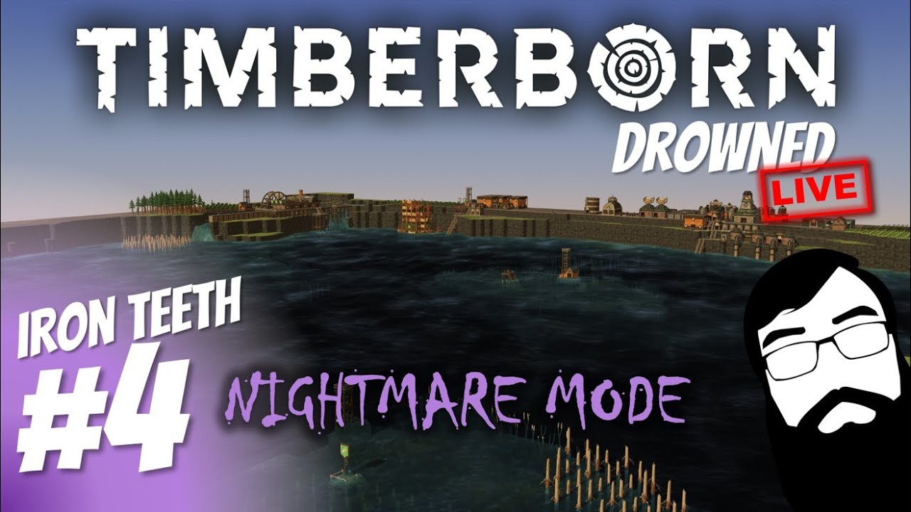 Timberborn LIVE! Drowned Nightmare Mode Resuscitation Episode 4 - YouTube