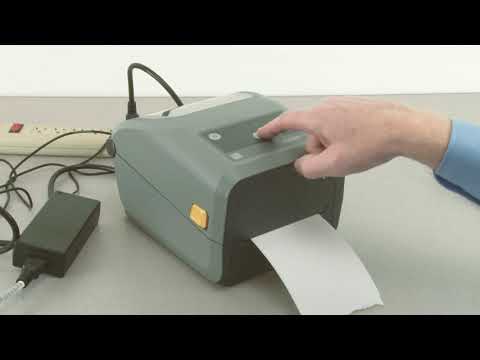 Zebra labelprinter ZD420 - installatie printer - YouTube
