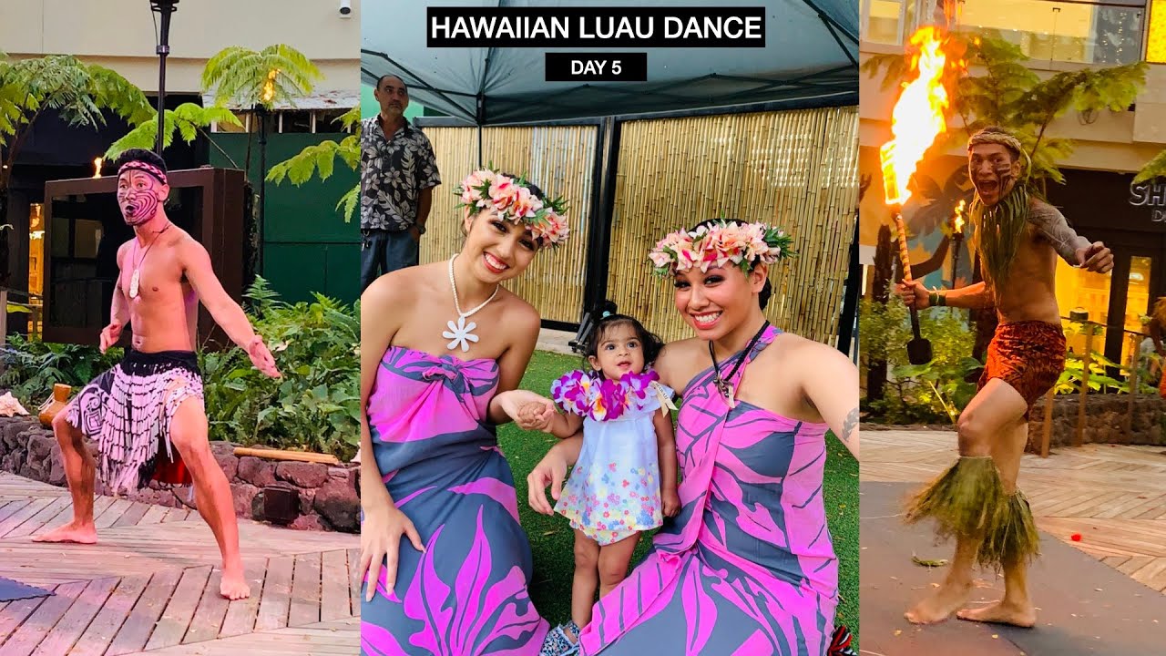 Traditional Hawaiian Luau dance with pig roast || FIRE, FOOD, & FUN ...