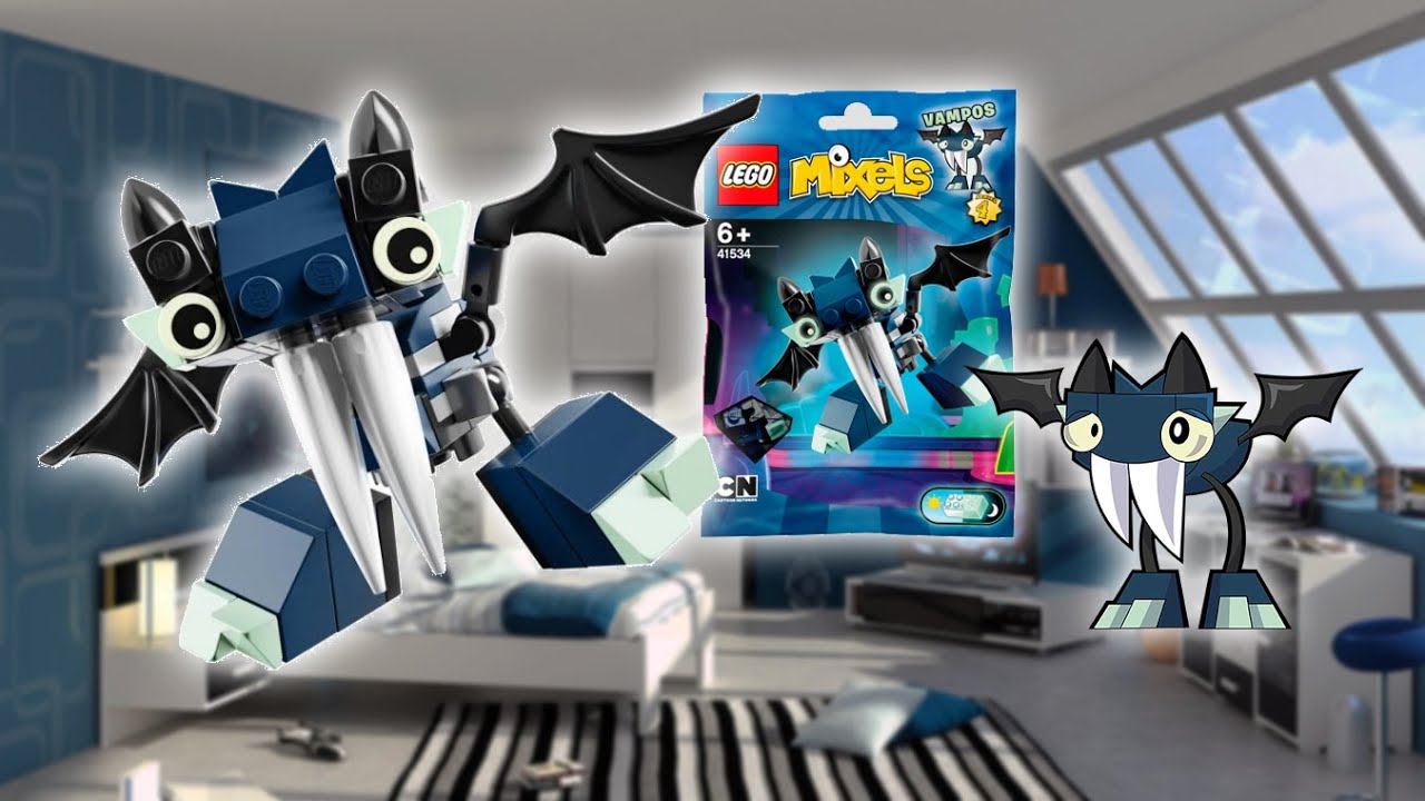 LEGO Mixels Vampos Glowkies Unbox and Speedbuild - YouTube