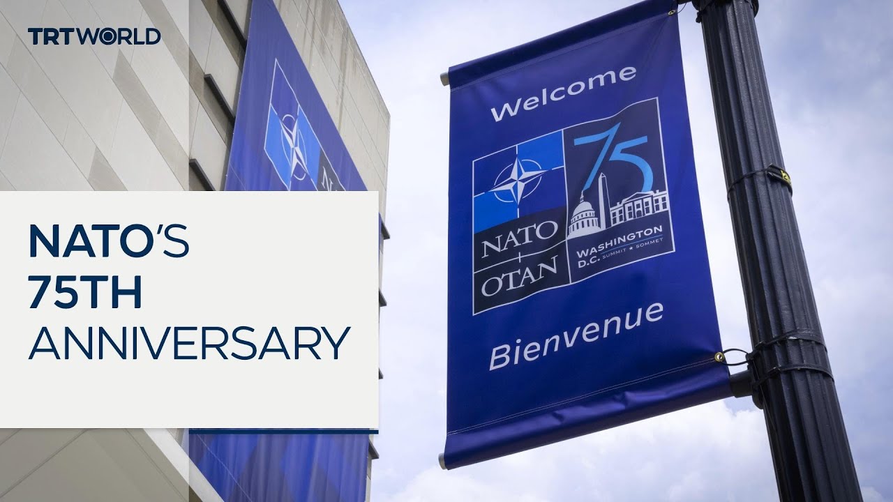 NATO holds meeting to mark 75th anniversary - YouTube