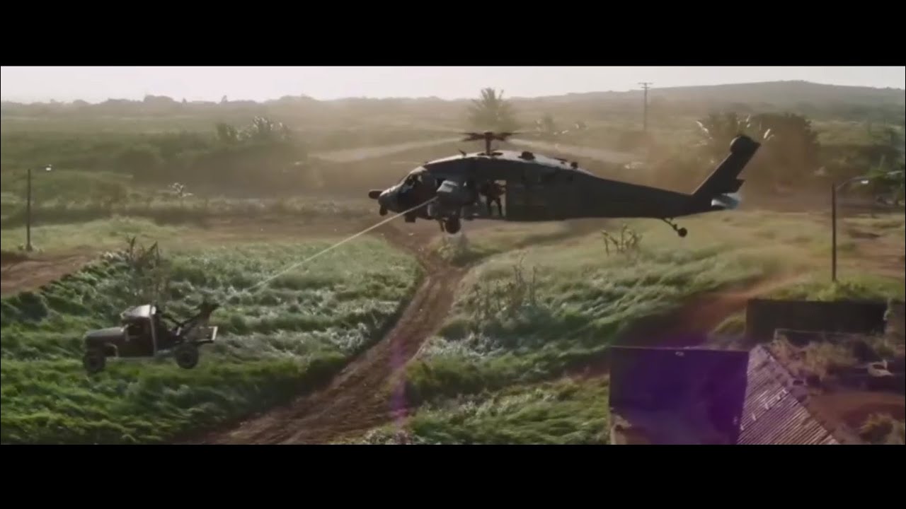 Fast and Furious : Hobbs and Shaw/Cars Vs Helicopter - YouTube
