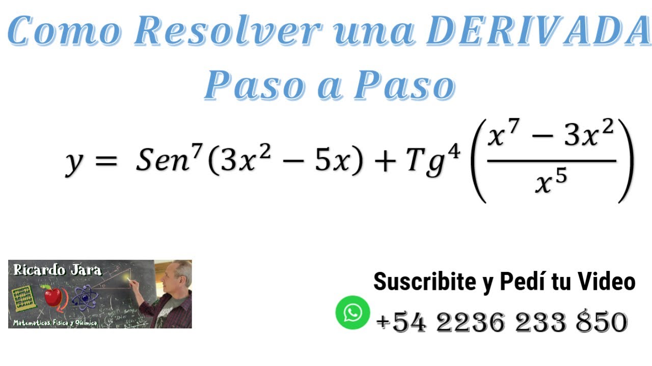 ¿Cómo Resolver una Derivada? - YouTube