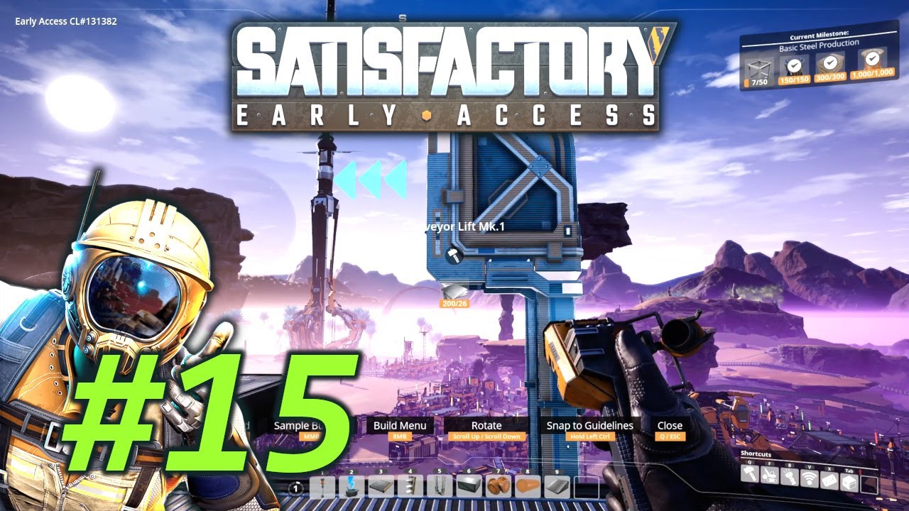 Second Floor of Factory - Let's Play Satisfactory Update 3 Part 15 ...