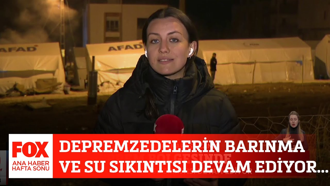 FOX Haber deprem bölgesinde... 5 Mart 2023 Gülbin Tosun ile FOX Ana ...