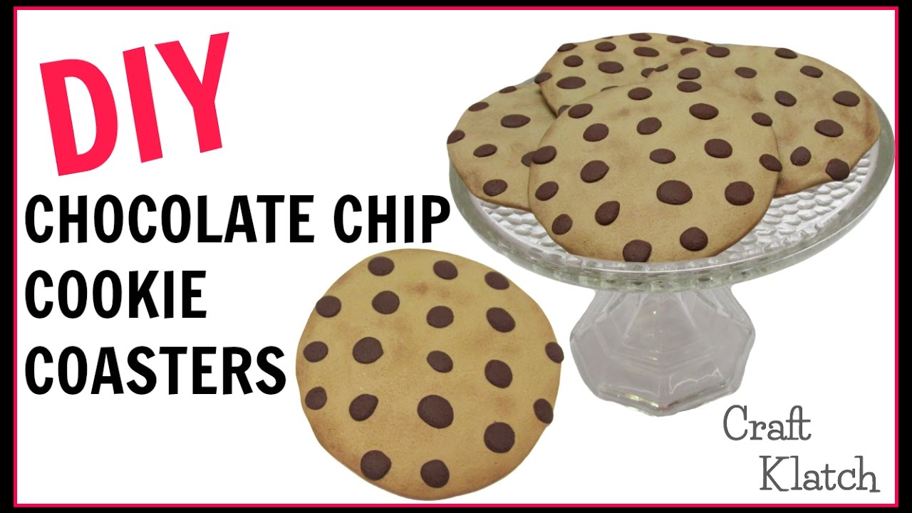 Polymer Clay Chocolate Chip Cookie Coasters | DIY Projects | Craft ...