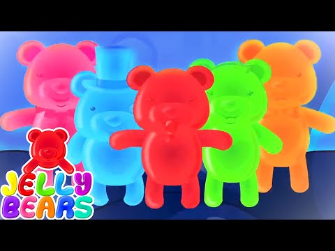 Five Little Jelly Bears | Nursery Rhymes and Kids Song | jelly Bears Songs For Children