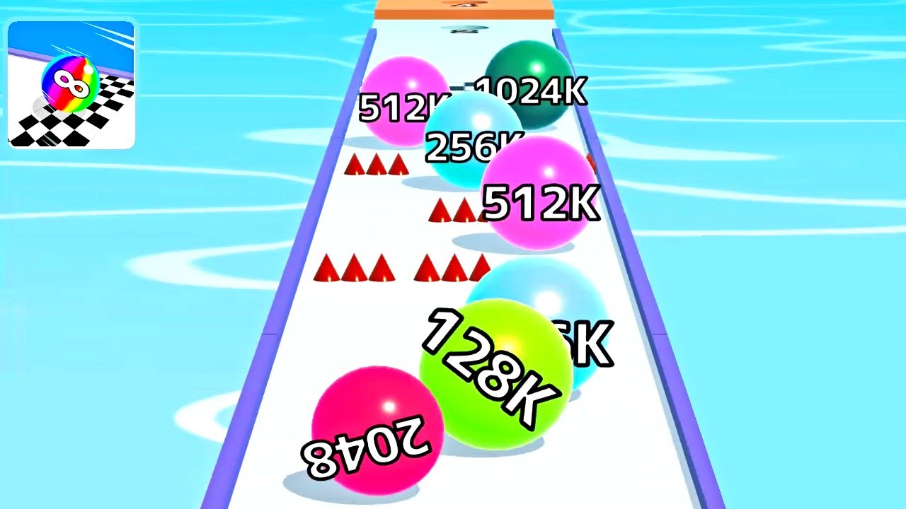 Ball Run Infinity Number ! All Levels Gameplay (713-724) android, ios ...