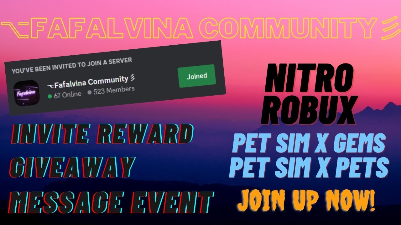 Join my discord server for free gems psx/robux/amazon code加入有免費robux喔 ...
