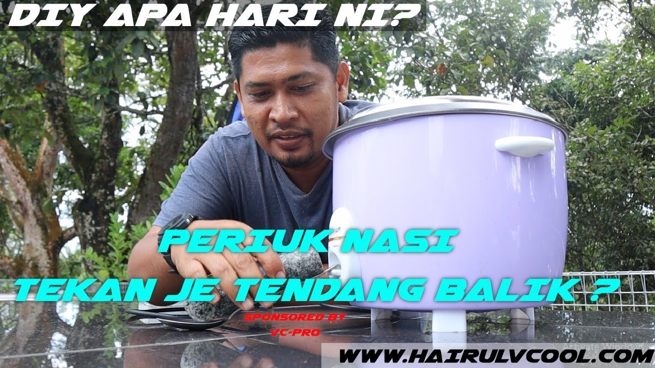 DIY APA HARI NI? JOM REPAIR PERIUK NASI BUTTON TENDANG - YouTube