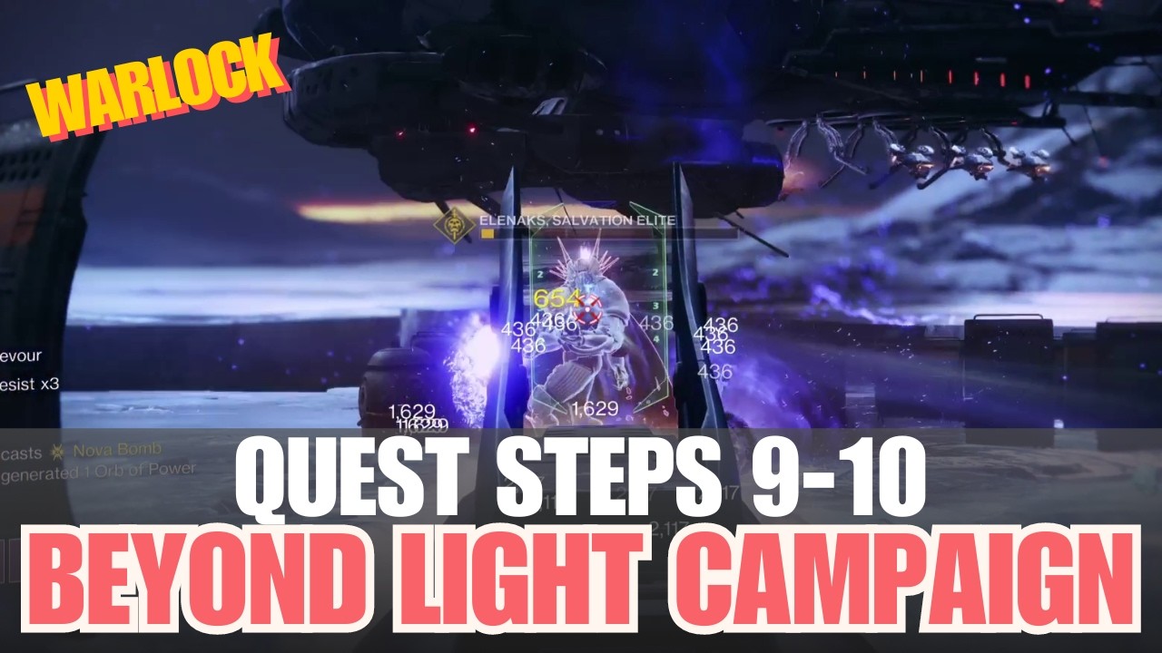 Quest steps 9-10 - Solo Beyond Light Campaign - Warlock - Gameplay ...