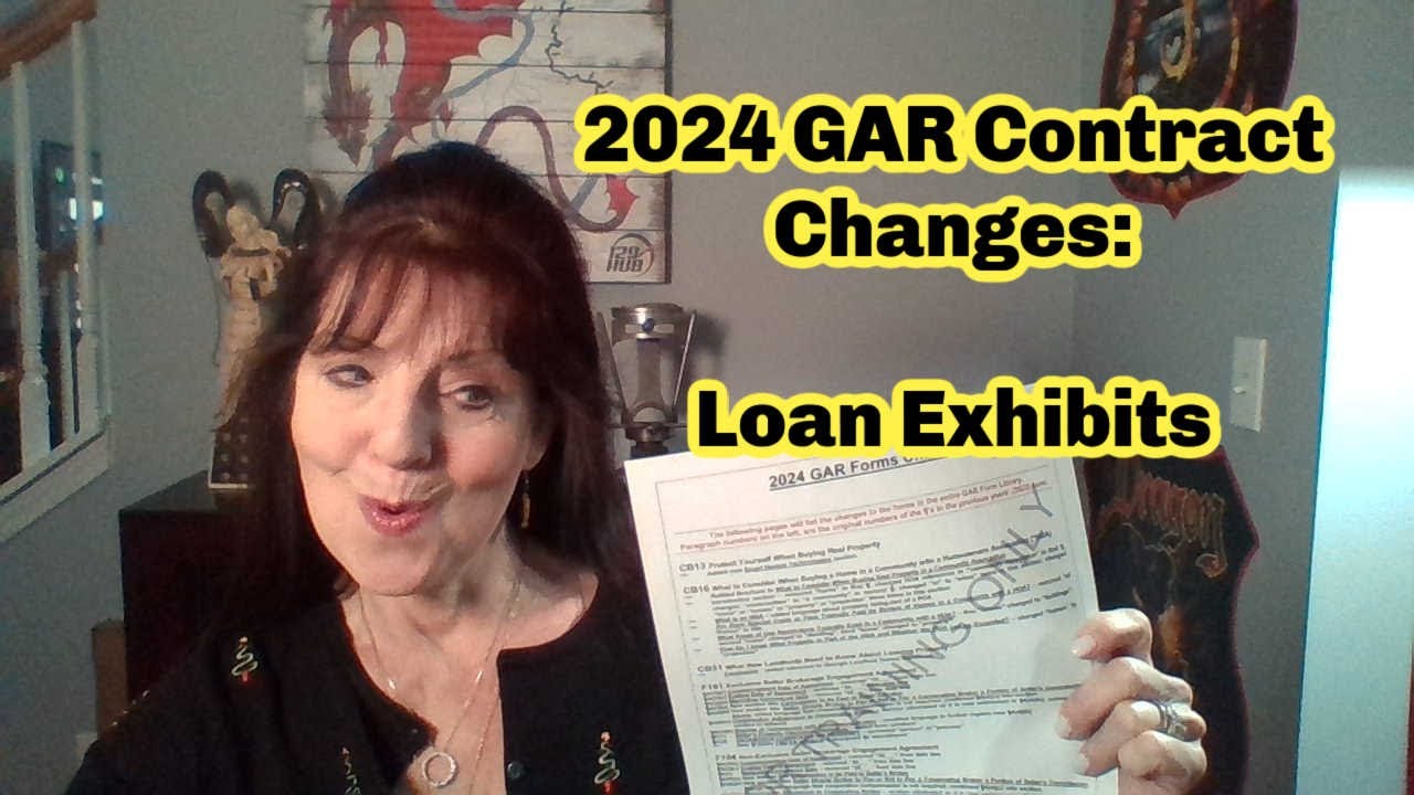 2024 GAR Contract Changes - Loan Exhibits #newGARcontract - YouTube