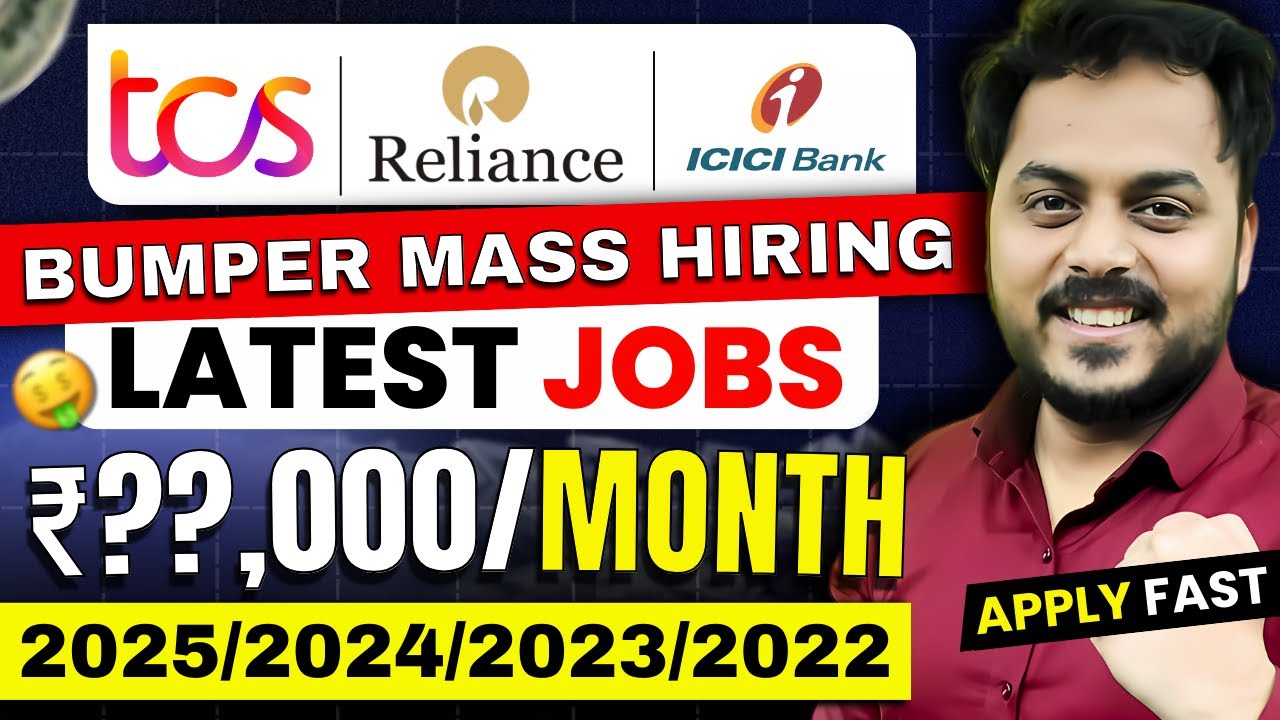Biggest Hiring 😱| TCS, Reliance, ICICI | Batch: 2022, 2023, 2024, 2025 | Off Campus | Apply now🔥 ...
