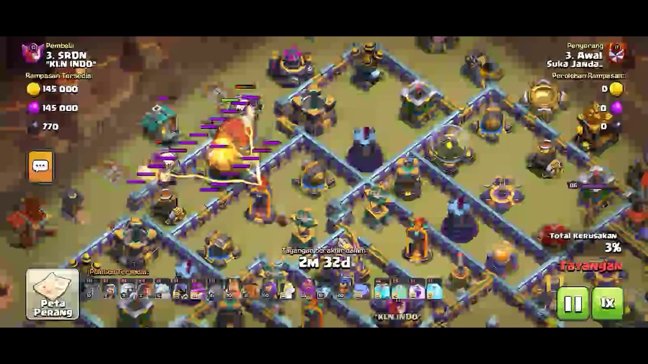 War CL Clash of Clans (CoC) Town Hall (TH) 15 & 16 - YouTube