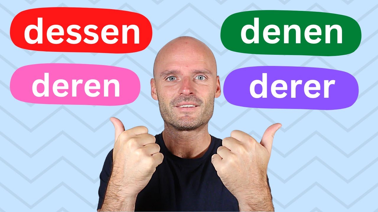derer - dessen - denen - derer | Einfach erklärt 🤓 - YouTube