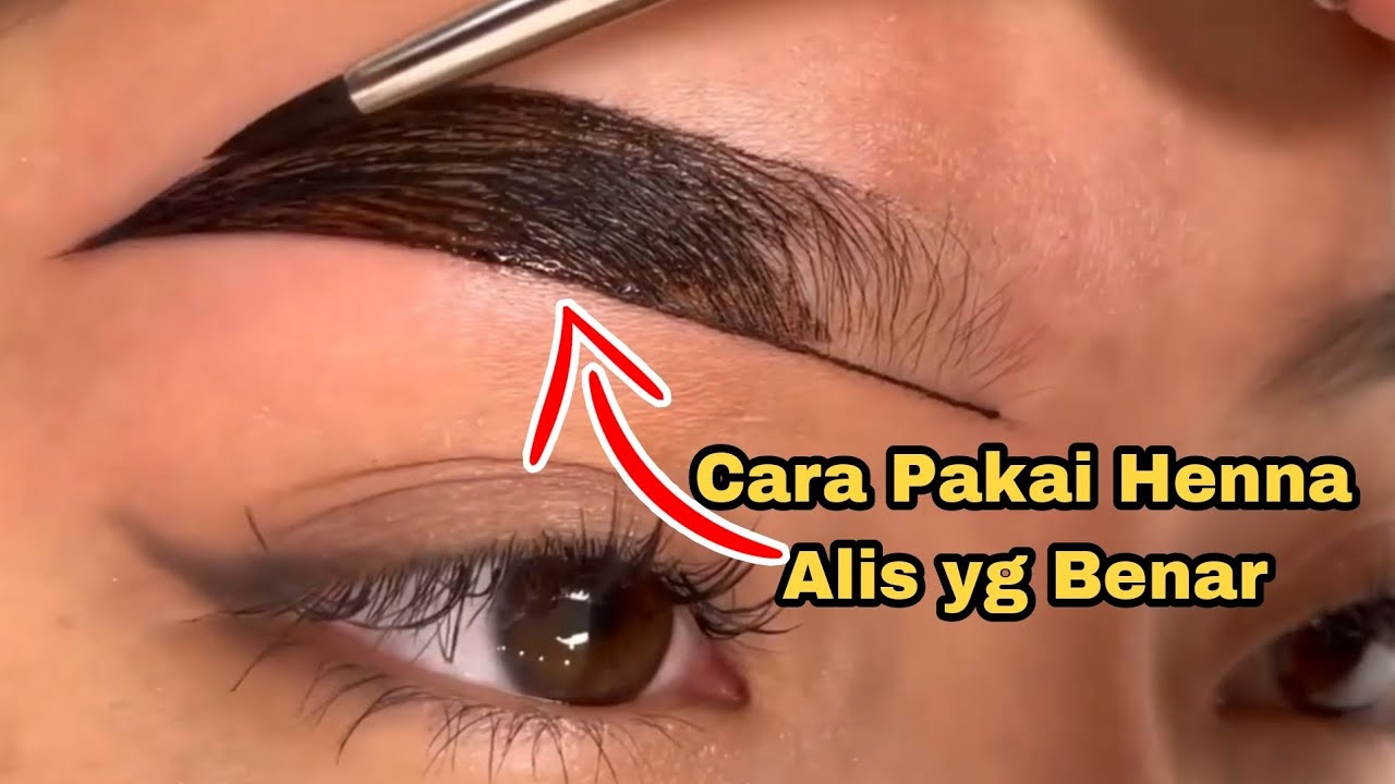 CARA PAKAI HENNA ALIS SENDIRI‼️fernafaeyza - YouTube