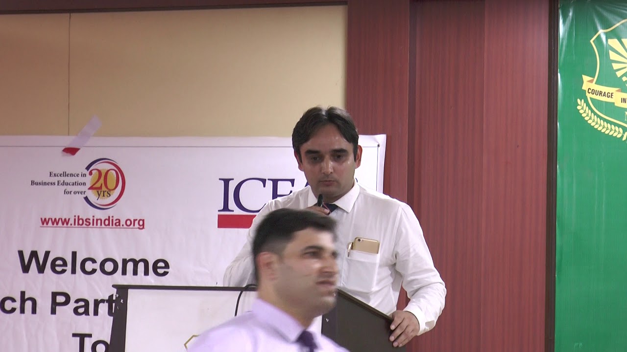 collaboration with ICFAI Business School organised Faculty Knowledge Sharing Program - YouTube