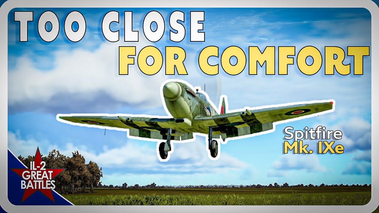 Spitfire Mk IXe IL-2 VR Multiplayer: Intense Dogfight & Narrow Escape ...