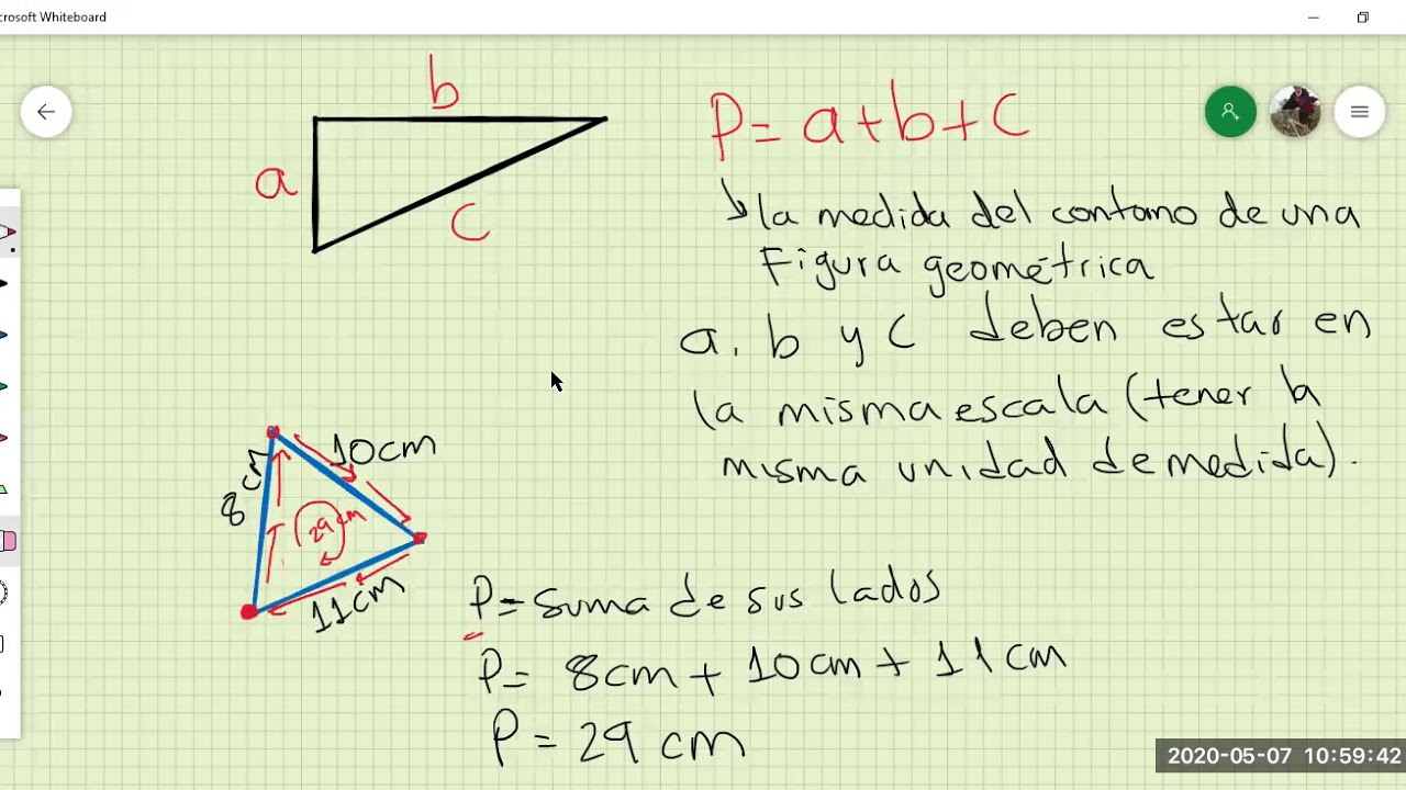 T3 | Perímetro de un triángulo | GEOMETRÍA 7 - YouTube