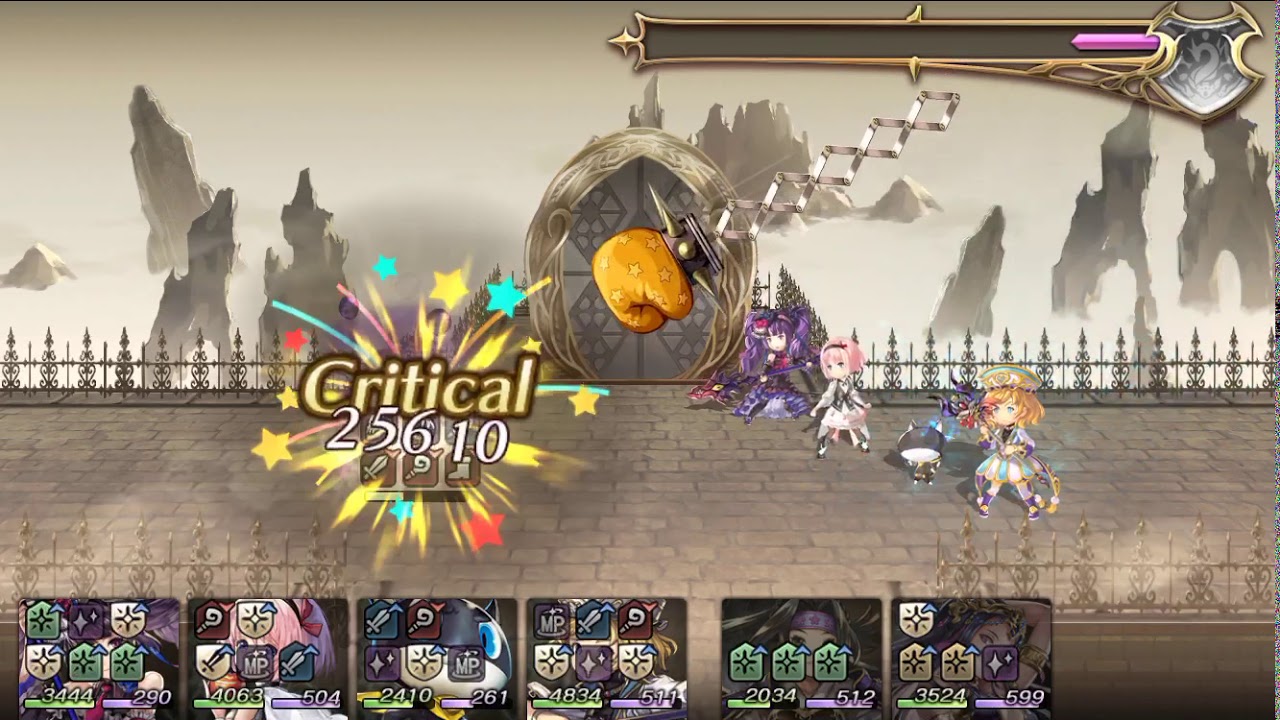 Toova manifest weapon battle, another eden, feat Mana, no yuna, no as ...