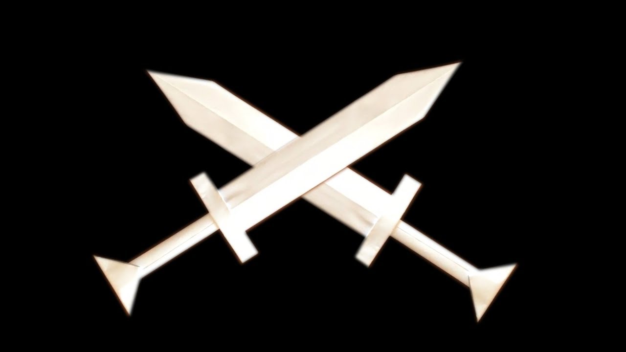 How to Make a SHORT SWORD with a Sheath of A4 Paper - YouTube