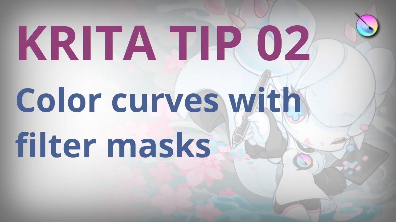 Krita tip 02. Color curves with filter masks - YouTube