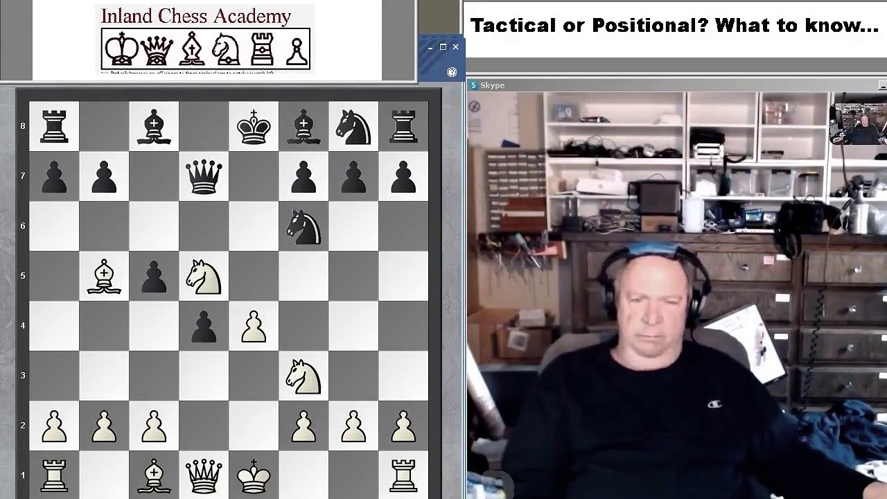 FM Coach Jim Maki of Inland Chess Academy presents Tactical vs ...
