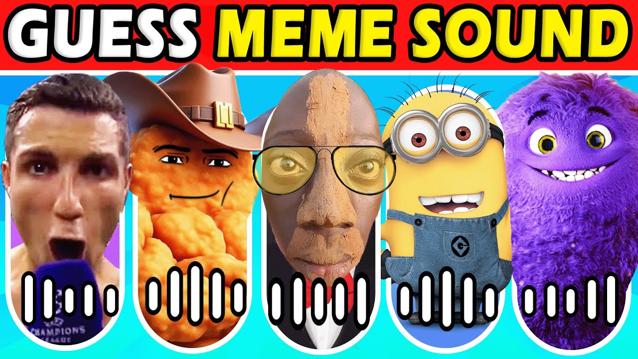 GUESS MEME DANCE & VOICE 🎙️ Ronaldo SIU, Gedagedigedago, Tenge Tenge ...