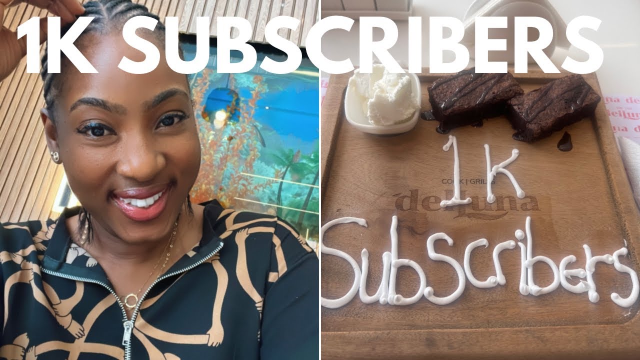 I JUST HIT 1k SUBSCRIBERS. - YouTube