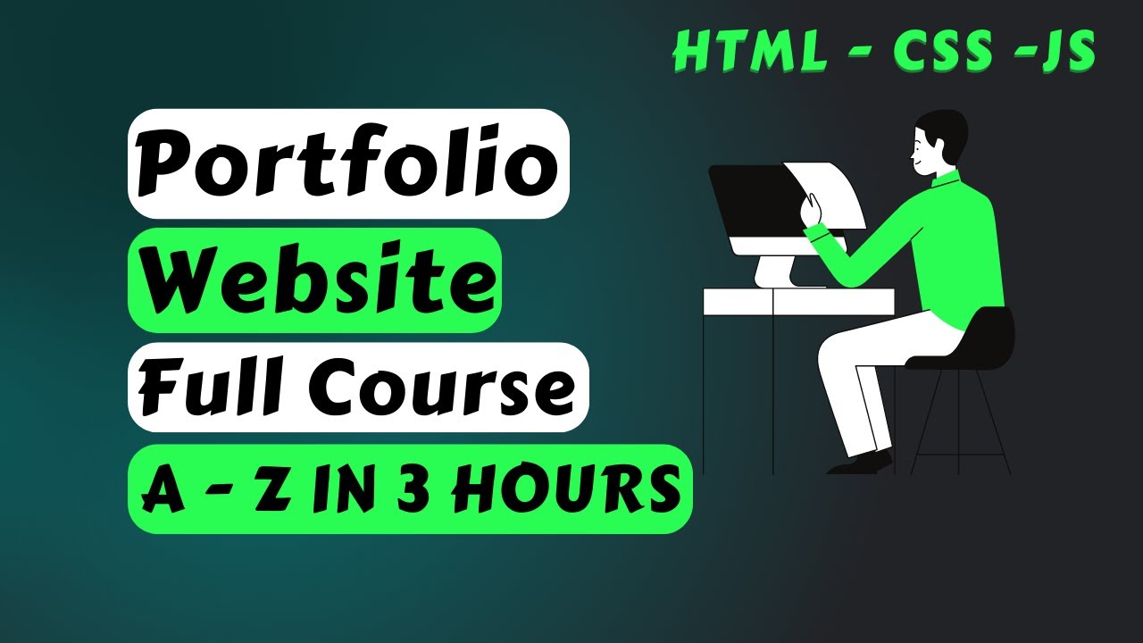 HTML CSS And JS Portfolio Website Full Course In 3 Hours - YouTube