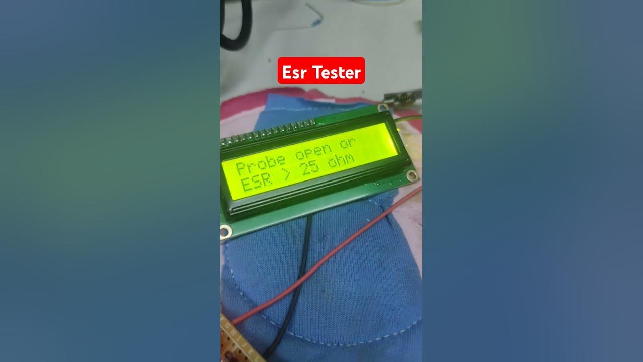 Esr Tester Calibrating 2024 Arduino Arduinosoftware Esrmeter Arduinoproject Tester