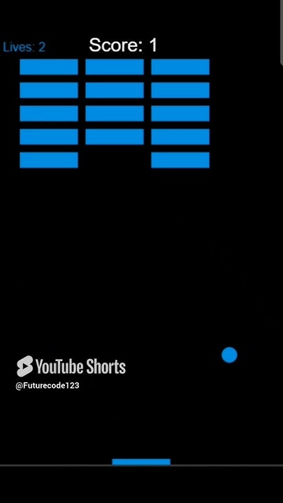 Breakout game using html css bootstrap and javascript #viralnow #shorts #freesourcecode - YouTube