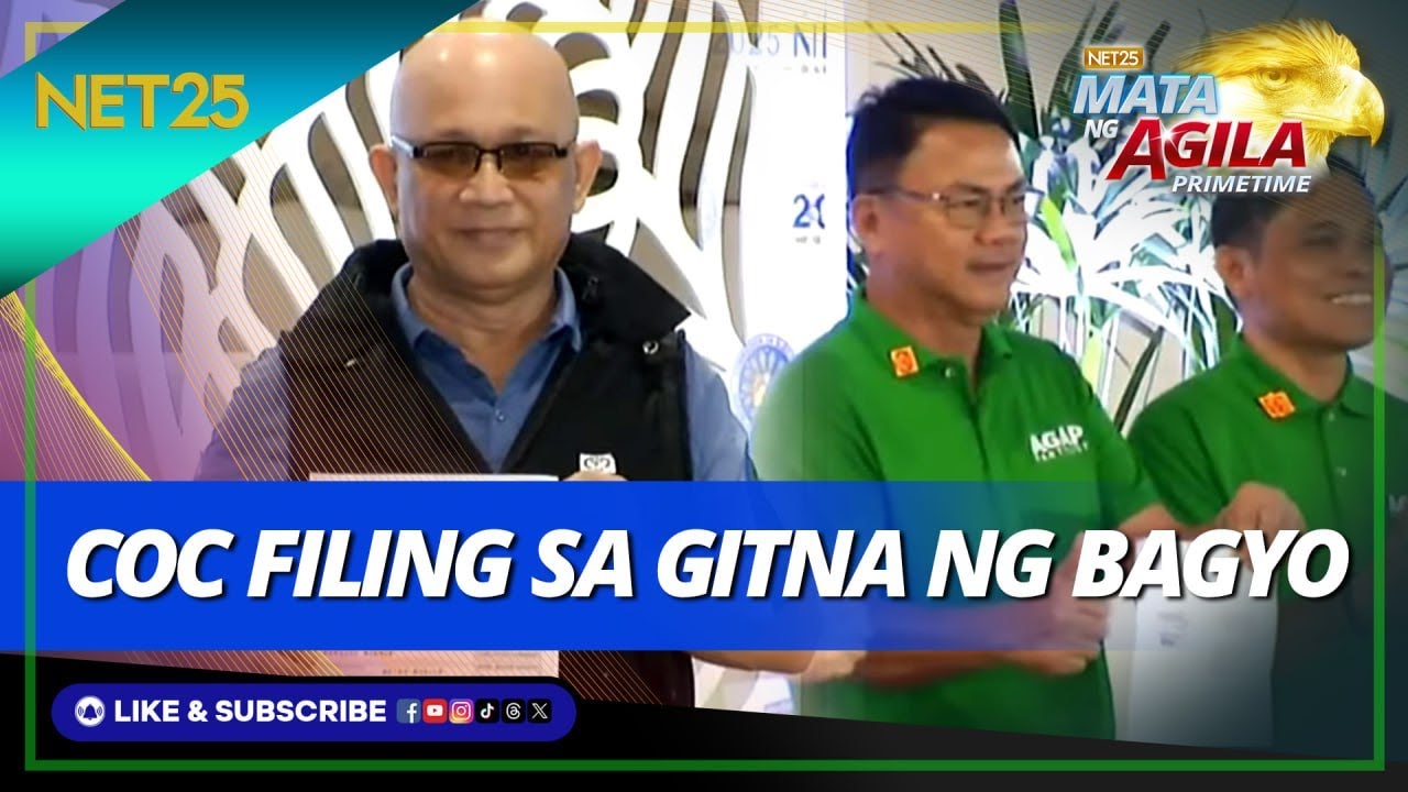 Naghain na ng COC ang mga kakandidato sa 2025 elections - YouTube