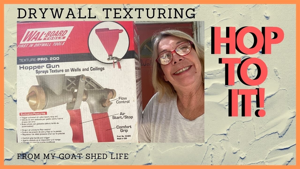 Texturing Drywall-Texture Pro 200- Old Ladies with Tools - YouTube