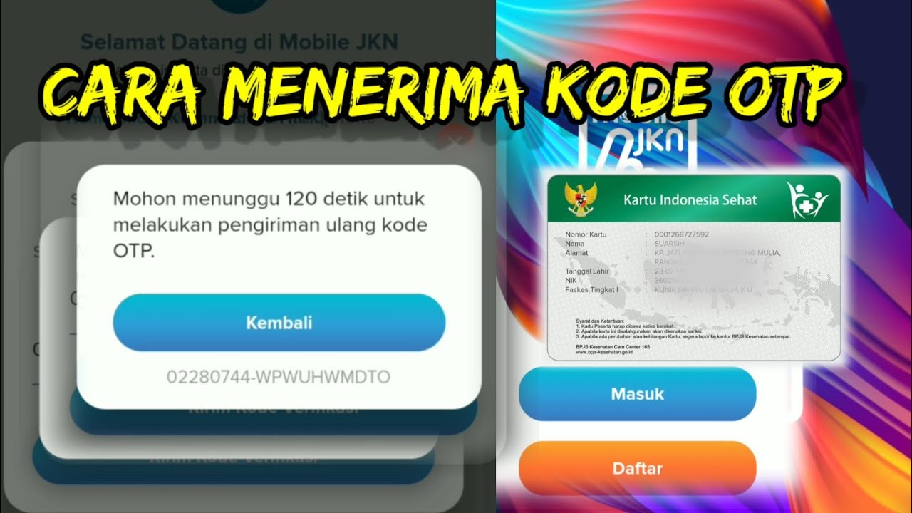 Cara Mengatasi Gagal Menerima KODE OTP JKN MOBILE KESEHATAN ...