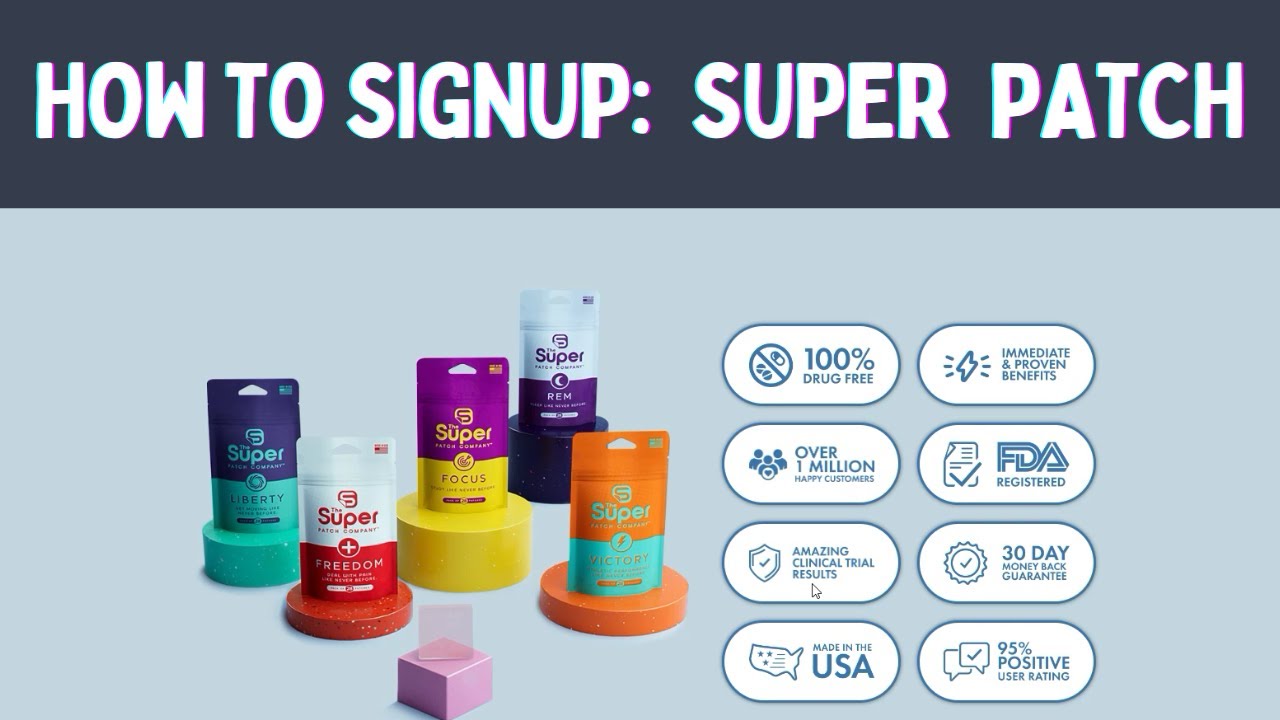 Super Patch - How To Sign Up for the First Time - Step by Step - YouTube