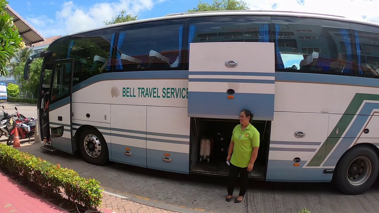 Bell Bus Service Pattaya to Bangkok Airport or visa versa - YouTube