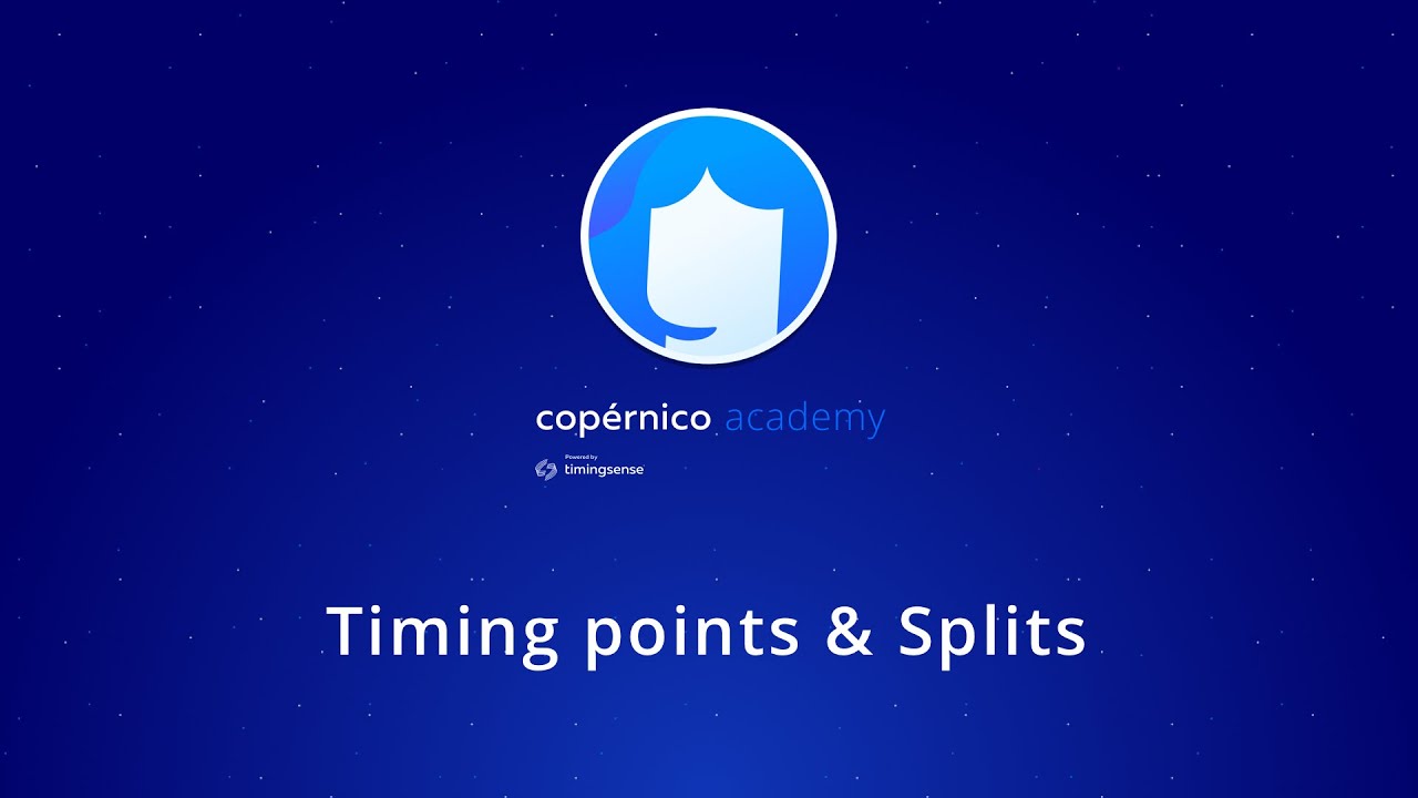 Copernico basic: Timing points and splits - YouTube