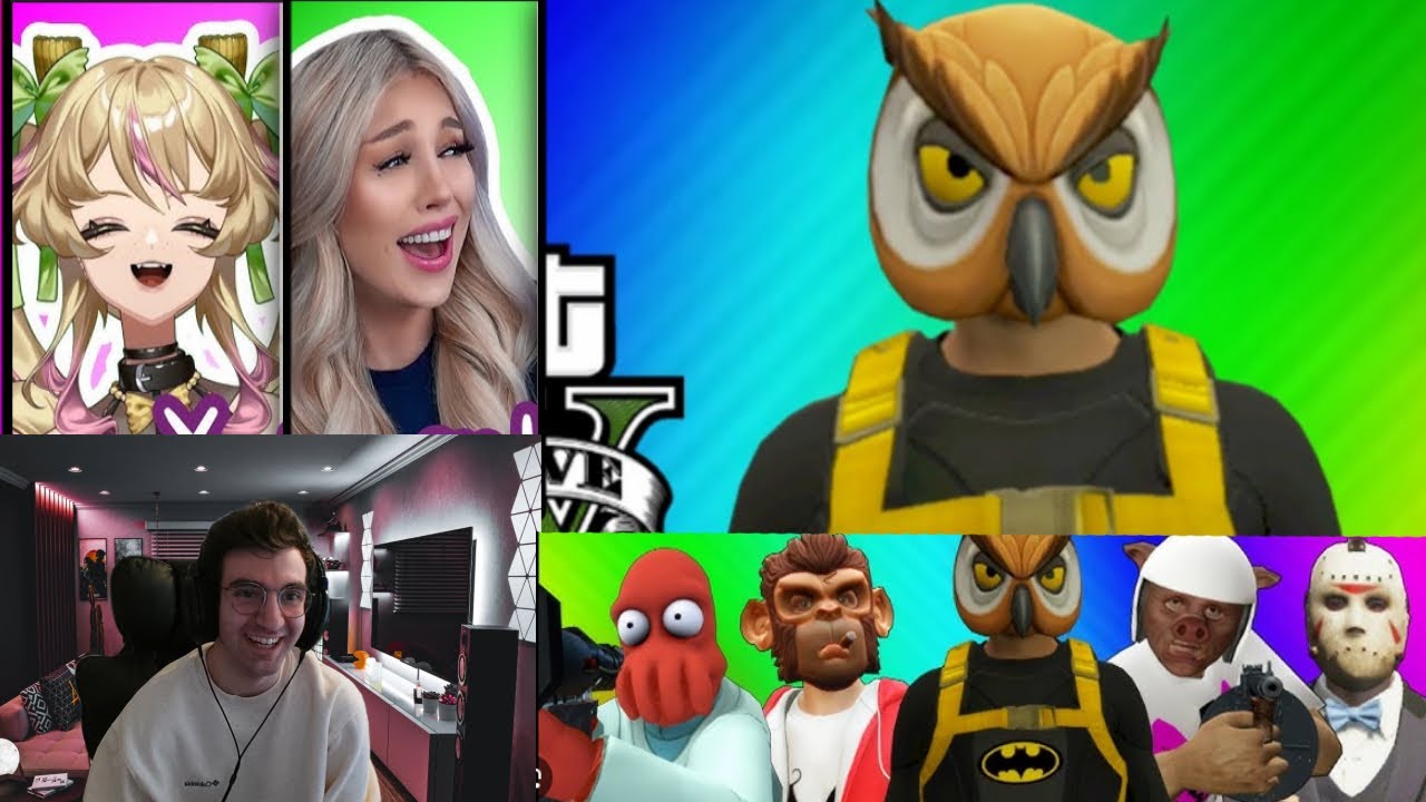 Reacting to Pasta and Emerome Reacting To Vanoss Crew GTA Funny Moments ...