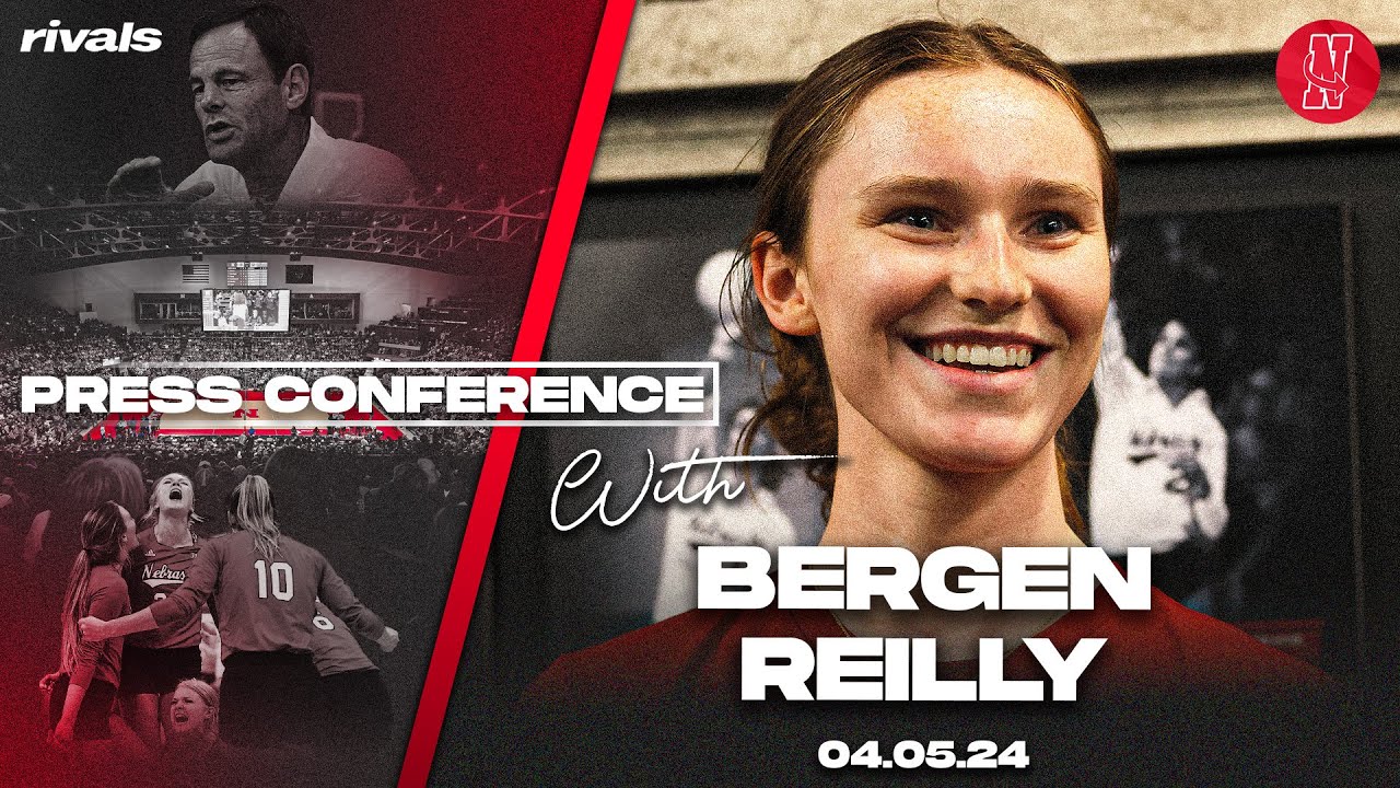 Nebraska Volleyball: Bergen Reilly talks spring match (April 5, 2024 ...
