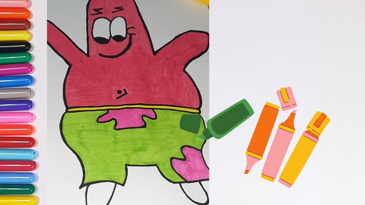 Patrick Çizimi Patrick Nasıl Çizilir How to Drawing Patrick - YouTube