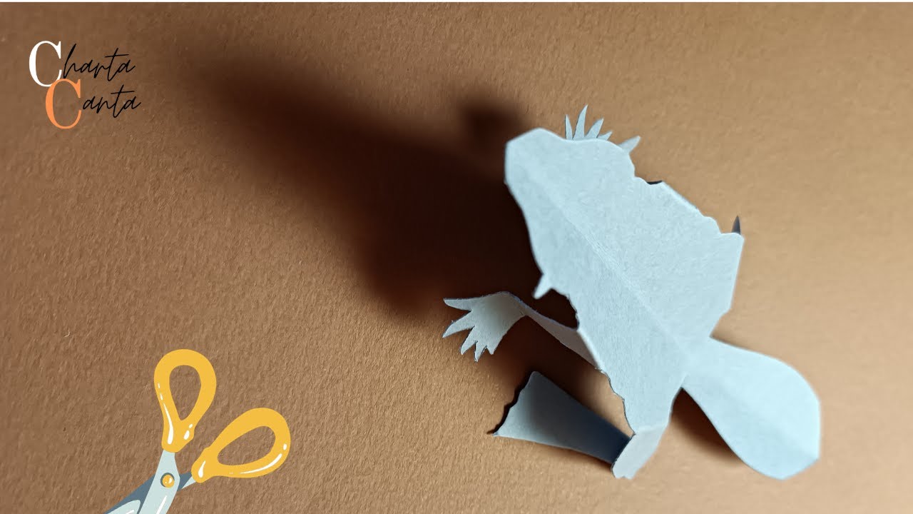 EASY ANIMAL PAPER CRAFT IDEAS: PAPER BEAVER IN ONE FOLD - YouTube