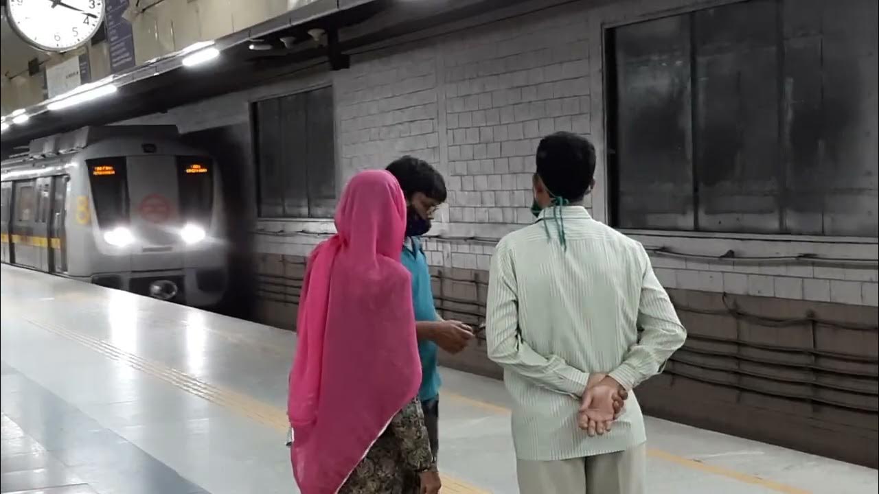delhi-metro-dilli-haat-ina-metro-station-yellow-line-youtube