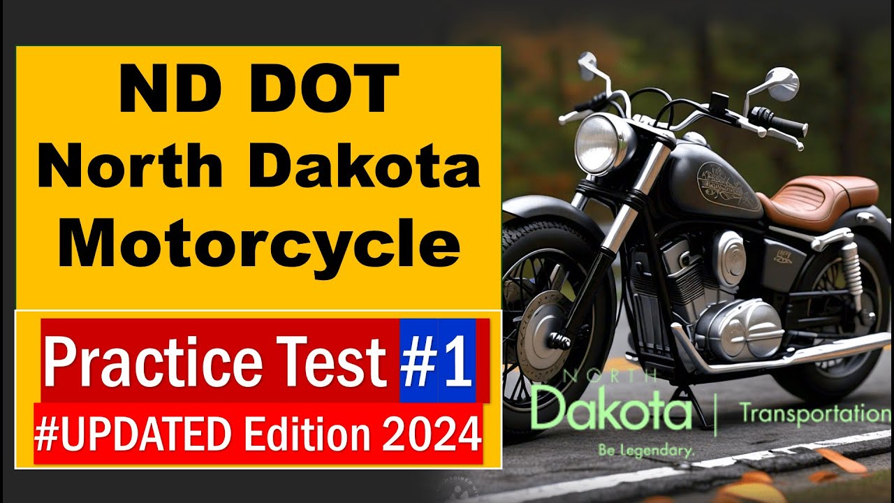 ND DOT Motorcycle Permit Test 2024 FREE North Dakota DMV Practice Test ...