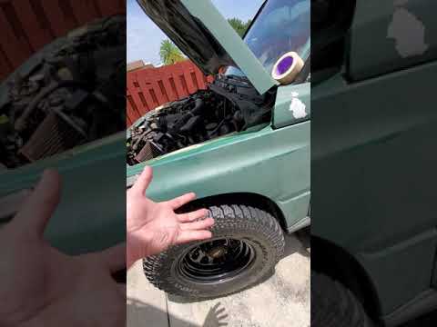 1996 Geo tracker get new tires And rims Part 1 - YouTube