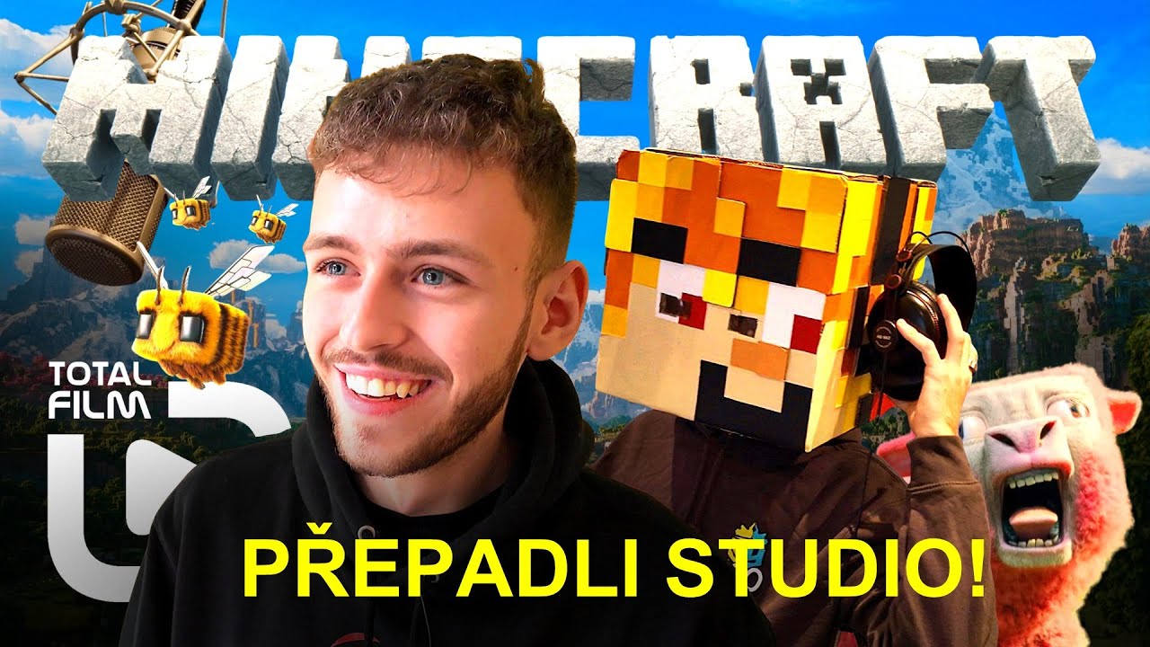 Minecraft film (2025) @Hejlovec a @SirYakari přepadli studio! - YouTube